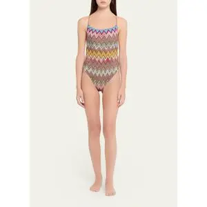 Missoni Zig Zag Chevron One-piece Swimsuit
