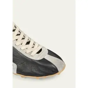 MAISON MARGIELA Sprinters Nylon And Leather Low-top Sneakers