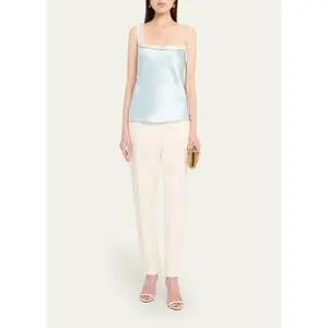 TOM FORD Ribbon Silk Cami Top - Azure