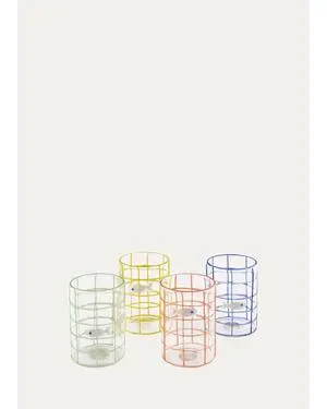 Jonathan Adler Amalfi 12.9 Oz. Glasses, Set Of 4 - Multi