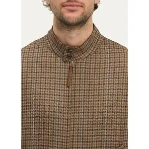 Gabriela Hearst Graham Houndstooth Cashmere & Silk Jacket