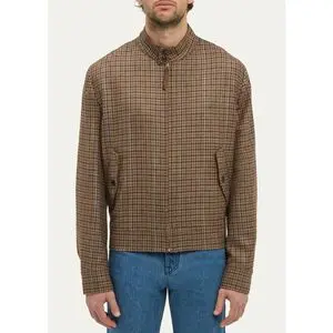 Gabriela Hearst Graham Houndstooth Cashmere & Silk Jacket