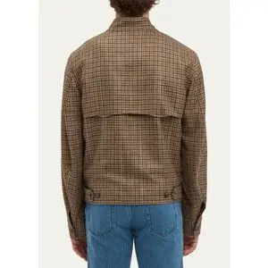 Gabriela Hearst Graham Houndstooth Cashmere & Silk Jacket