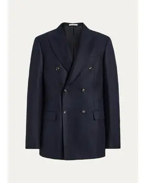 Gabriela Hearst Angelo Wool & Cashmere Blazer - Blue
