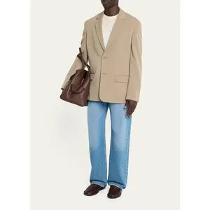 Jacquemus Le Grand Turismo Leather Bowling Bag