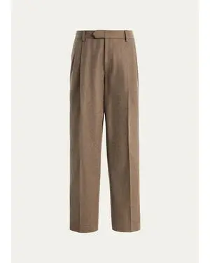 Gabriela Hearst Arthur Wool-cashmere Pants - Walnut