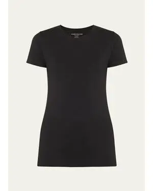 Majestic Filatures Soft Touch Short-sleeve Tee - Black