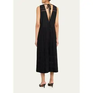 3.1 Phillip Lim Pleated A-line Midi Dress