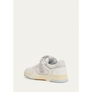 Amiri Ma Skyline Mesh And Leather Low-top Sneakers - White