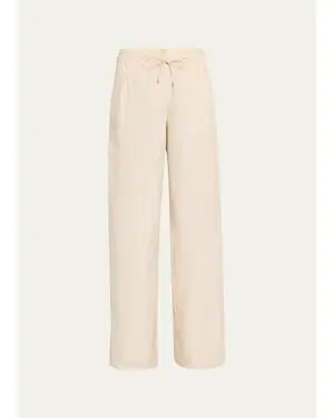 3.1 Phillip Lim Poplin Double-waistband Pants - Stone