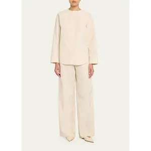 3.1 Phillip Lim Poplin Double-waistband Pants