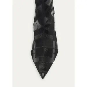 ALEXANDRE BIRMAN 85mm Annelise Patchwork Leather Knee-high Boots