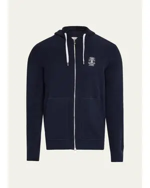 Brunello Cucinelli Logo Cotton Hoodie
