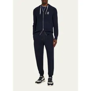 Brunello Cucinelli Logo Cotton Hoodie