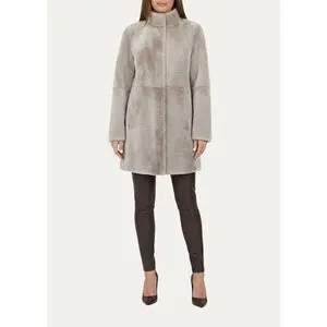 Gorski Merino Lamb Shearling Stroller Coat