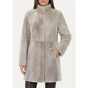 Gorski Merino Lamb Shearling Stroller Coat