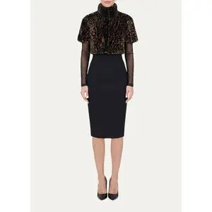 Gorski Reversible Select Shearling Bolero