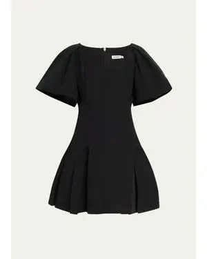 Simkhai Hattie Puff-sleeve Mini Dress