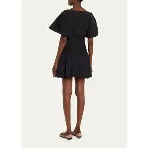 Simkhai Hattie Puff-sleeve Mini Dress