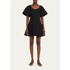 Simkhai Hattie Puff-sleeve Mini Dress