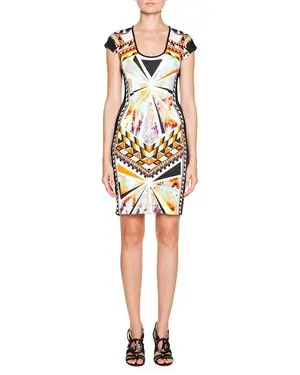 Christopher Esber Concave Wired One-shoulder Knit Dress