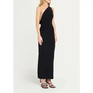 Christopher Esber Concave Wired One-shoulder Knit Dress