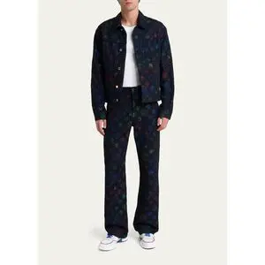 Casablanca Monogram Straight-leg Jeans