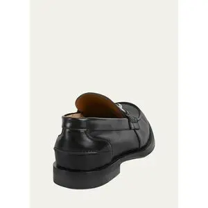 Gucci Dromos Leather Horsebit Loafers