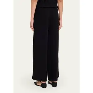 Cinq À Sept Lorena Belted Drapey Crepe Pants