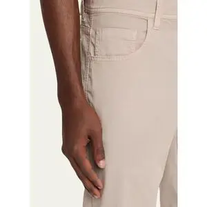 Cesare Attolini Cotton Slim Straight-leg Five-pocket Pants - Green