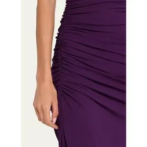 Michael Kors Draped One-shoulder Column Gown