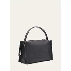 JW Anderson Small Loafer Leather Top-handle Bag - Black