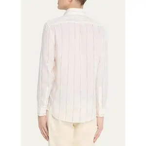 Brunello Cucinelli Cotton Wide Stripe Button-down Shirt