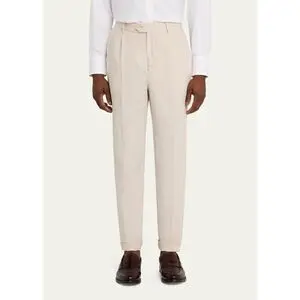 Brunello Cucinelli Wool Straight-leg Pleated Pants