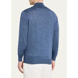 Brunello Cucinelli Cashmere Knit Quarter-zip Sweater - Deni