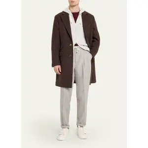 Brunello Cucinelli Cotton Rib Hooded Cardigan Sweatshirt