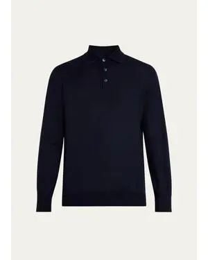 Brunello Cucinelli Cashmere Knit Polo Sweater