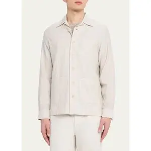 Brunello Cucinelli Cotton And Linen Stripe Button-down Shirt