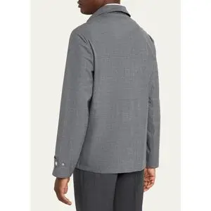 Brunello Cucinelli Water-resistant Wool Shirt Jacket