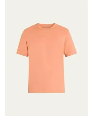 Brunello Cucinelli Solid Cotton Crewneck T-shirt - Deni