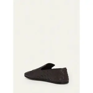 Bottega Veneta Sunday Intrecciato Degrade Leather Slippers