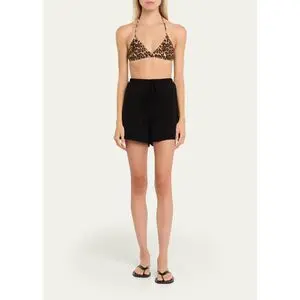 NILI LOTAN Frances Drawstring Shorts