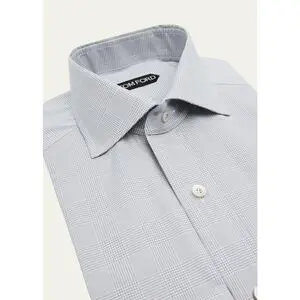 TOM FORD Cotton Fine-check Dress Shirt