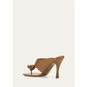 Loewe 90mm Toggle Leather Thong Sandals