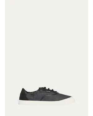 Moncler Vera Leisure Denim Low-top Sneakers