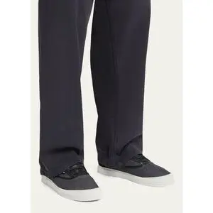 Moncler Vera Leisure Denim Low-top Sneakers