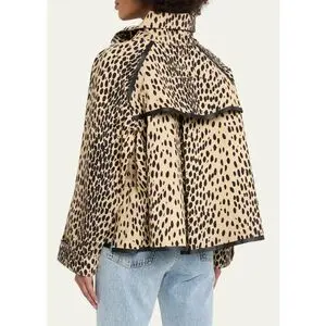 NACKIYE Spotted Cotton Fisherman Coat