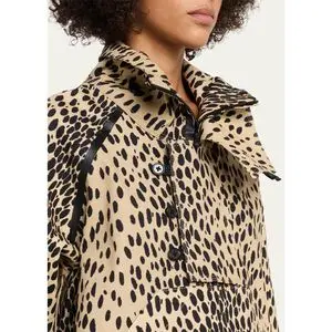 NACKIYE Spotted Cotton Fisherman Coat