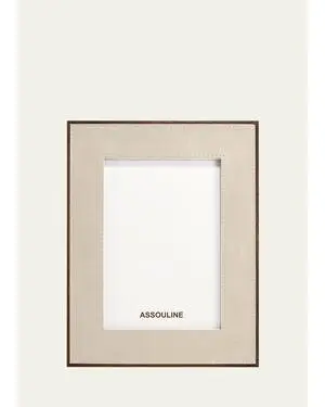 Assouline Heritage Leather Frame, 5" X 7 - Multi