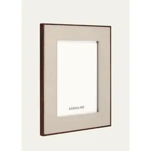 Assouline Heritage Leather Frame, 5" X 7